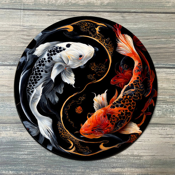 Koi Fish Crystal Grid Color – Zen and Meow