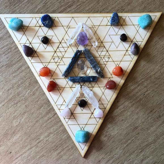 Triangle Crystal Grid - Three – Zen and Meow
